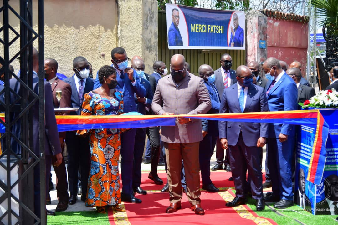RDC: Inauguration du siège de la Caisse Nationale de Sécurité Sociale ...